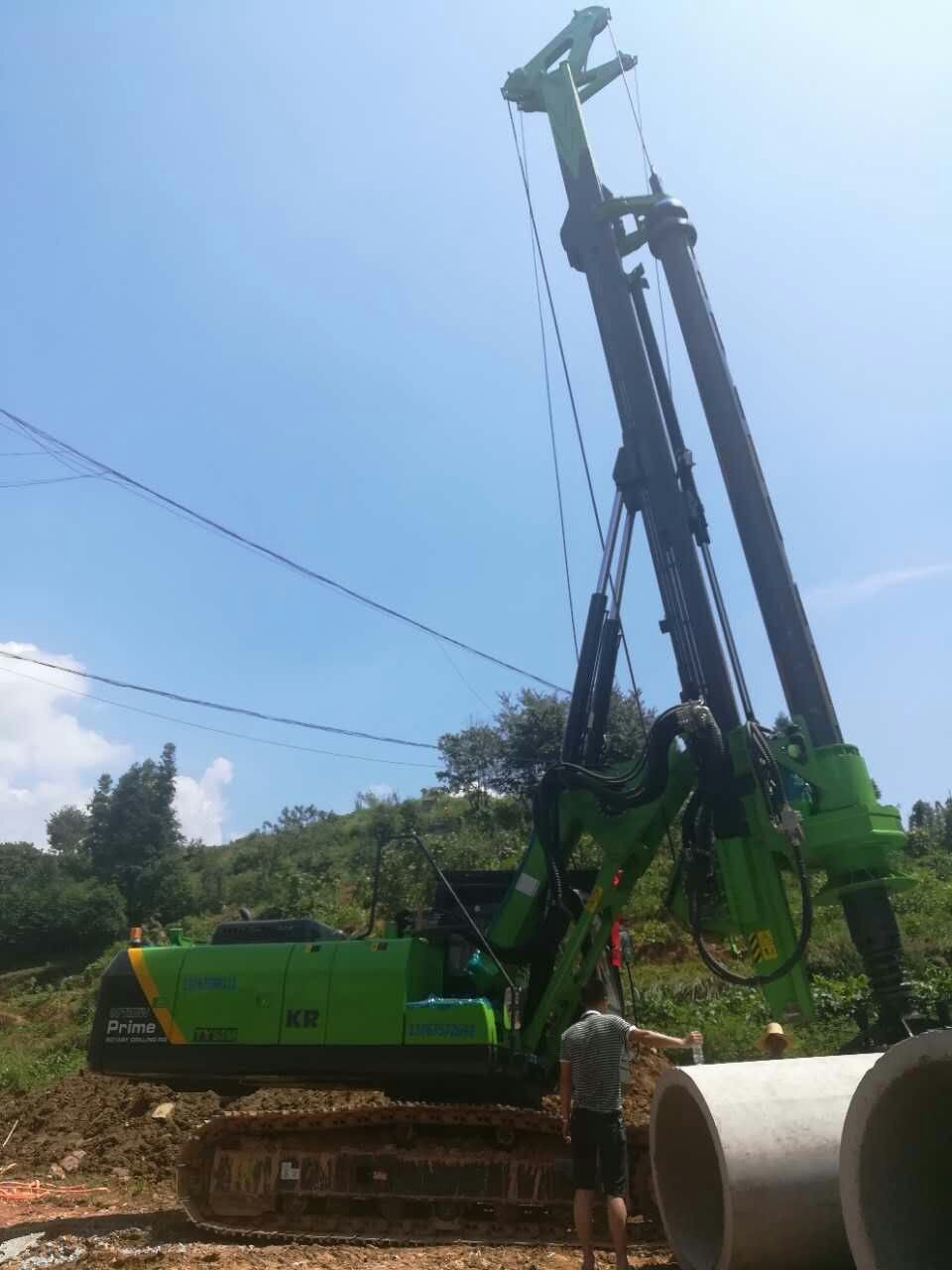 KR125A-Anhäufung Rig Machine 43M Max Depth Bored Pile Equipment mit max ...